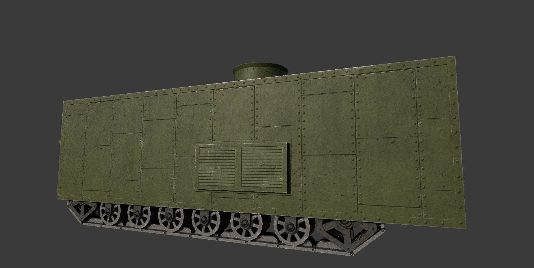 3D model Tank Project by Mendeleev VR / AR / low-poly | CGTrader