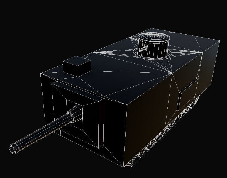 3D model Tank Project by Mendeleev VR / AR / low-poly | CGTrader