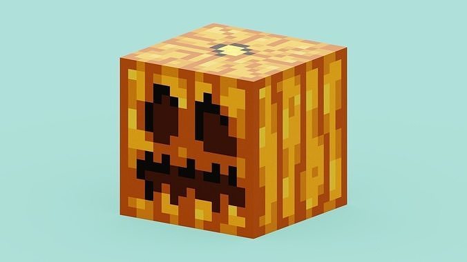 Minecraft 2d Pumpkin