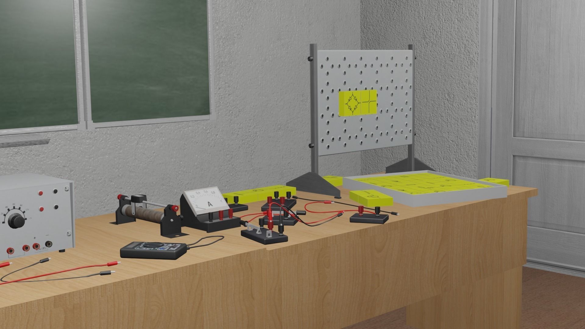 Physics Lab 3D Model 3D model animated rigged | CGTrader