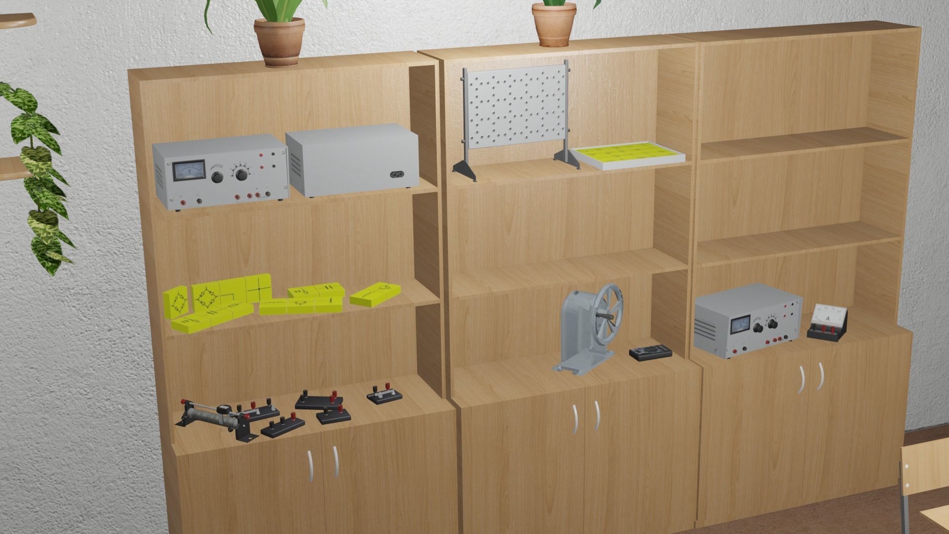 Physics Lab 3D Model 3D model animated rigged | CGTrader