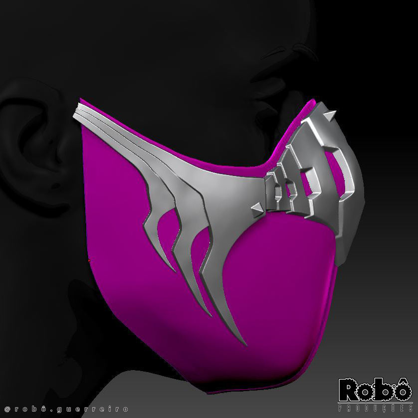 MORTAL KOMBAT 1 MILEENA MASK COSPLAY 2023 3D model 3D printable | CGTrader