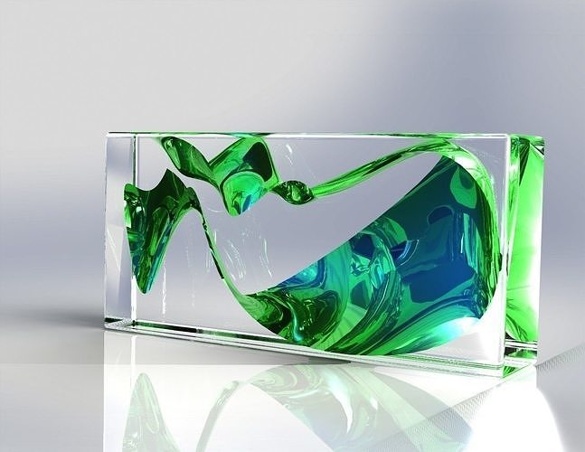 glass block 3D model | CGTrader