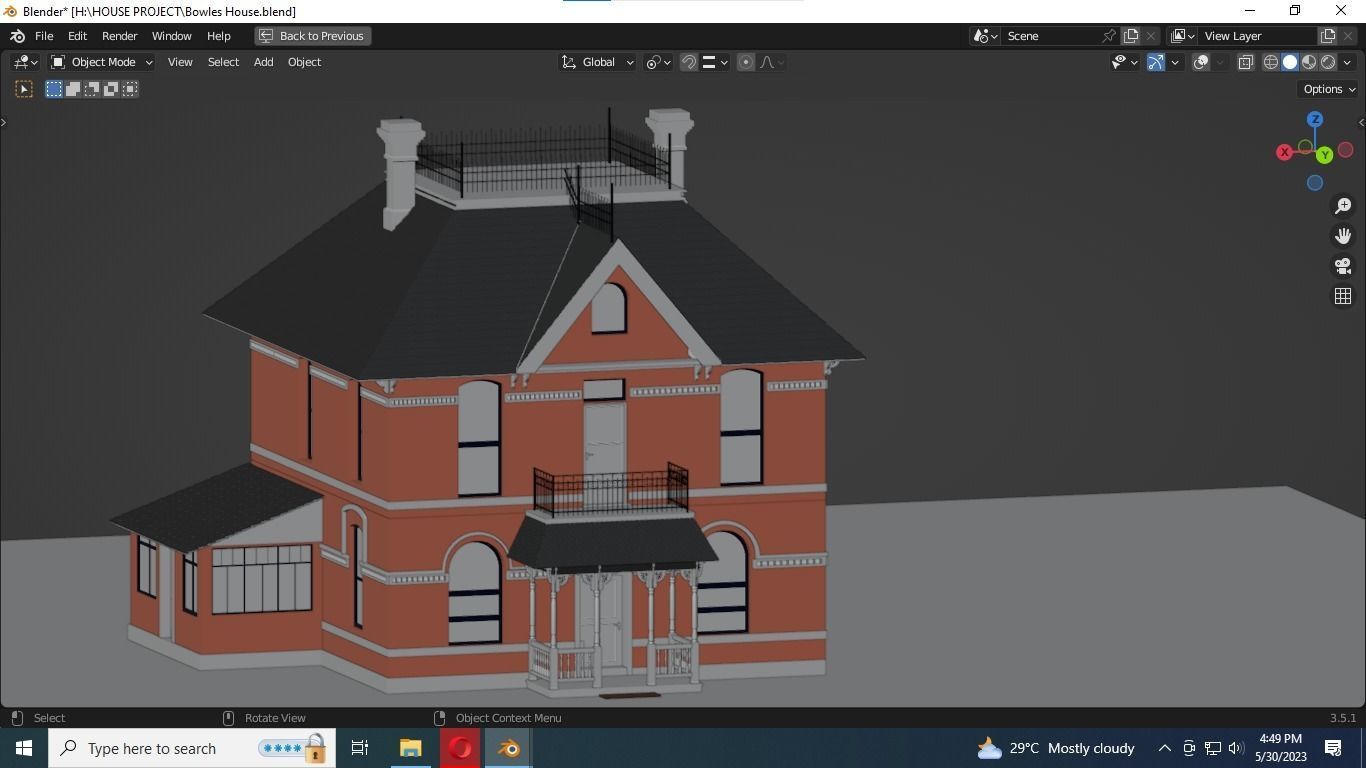 3D model REALISTIC HOUSE 3D MODEL VR / AR / low-poly | CGTrader