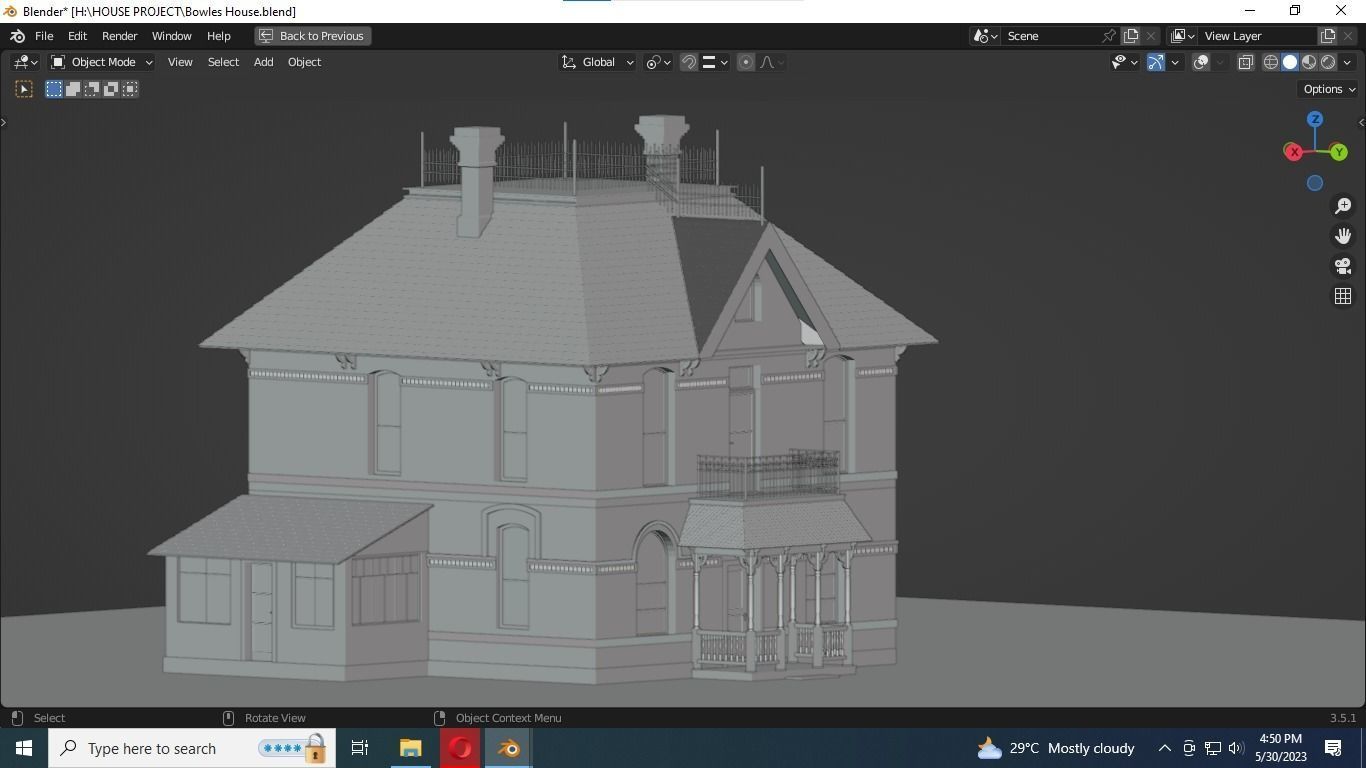 3D model REALISTIC HOUSE 3D MODEL VR / AR / low-poly | CGTrader