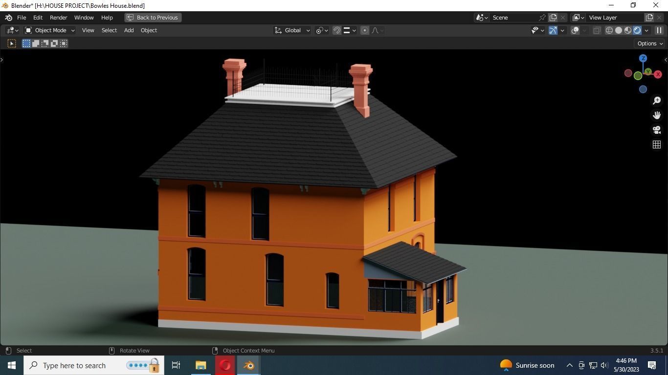 3D model REALISTIC HOUSE 3D MODEL VR / AR / low-poly | CGTrader