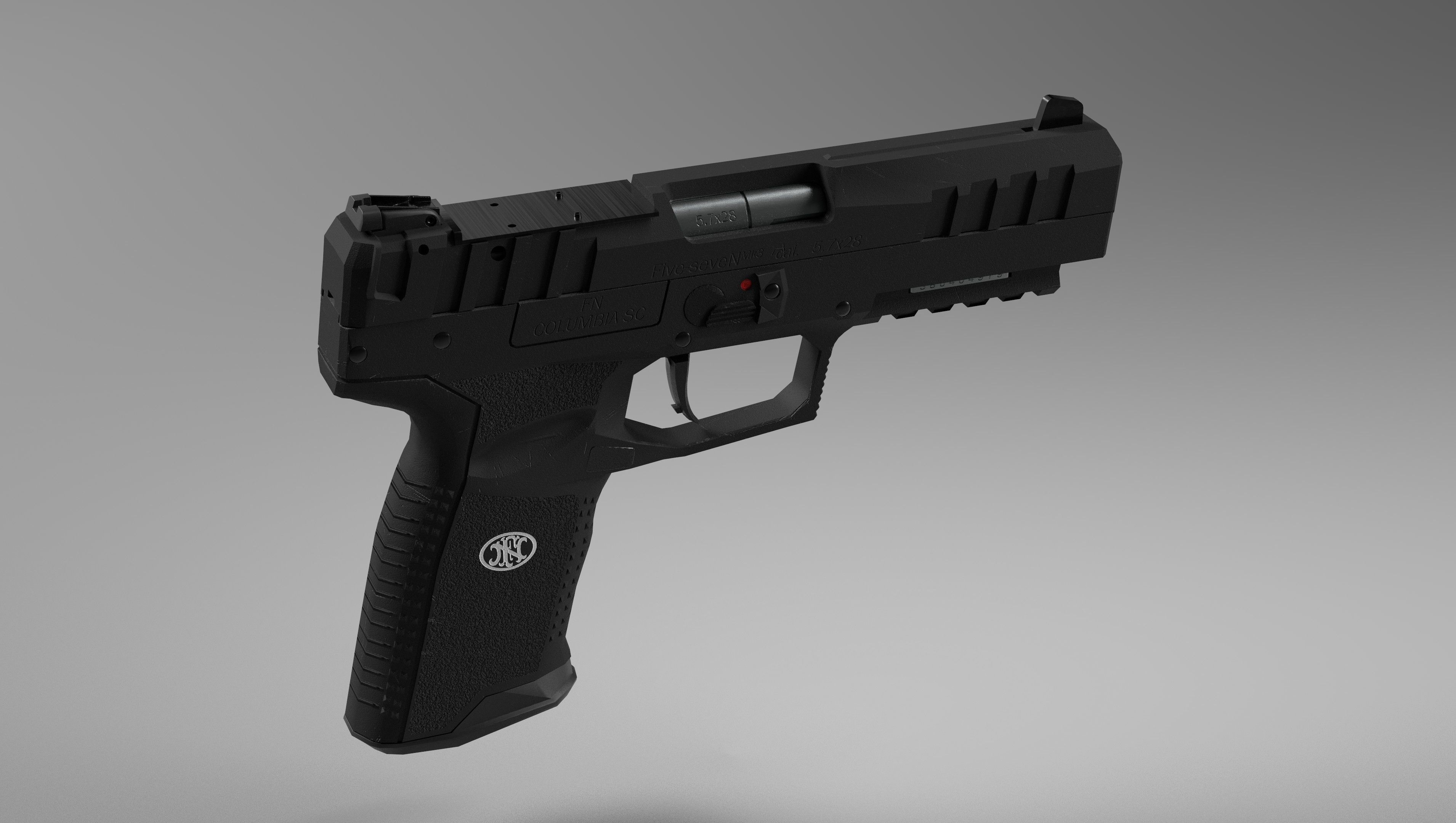 3D model FN Herstal Five-seveN Mk3 VR / AR / low-poly | CGTrader