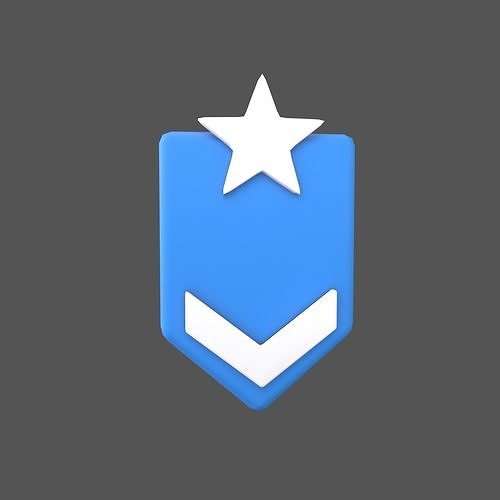 3D model Rank Medal v6 003 VR / AR / low-poly | CGTrader