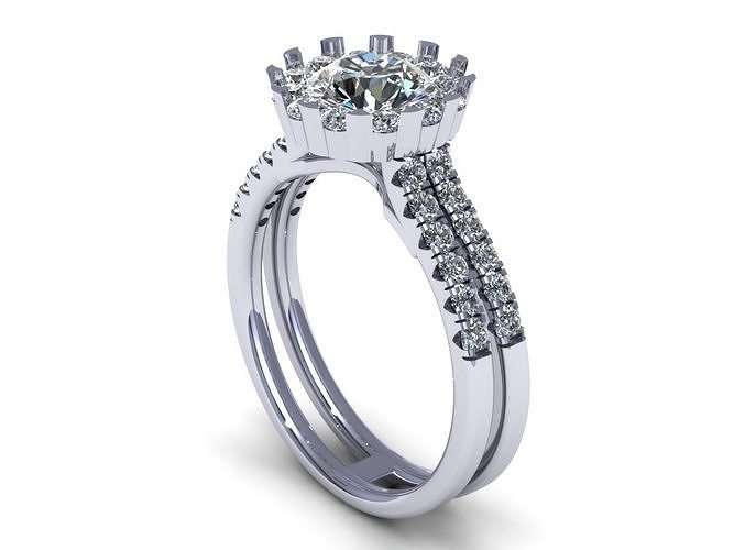 Love Hongkong Prong Ring 3D model 3D printable | CGTrader