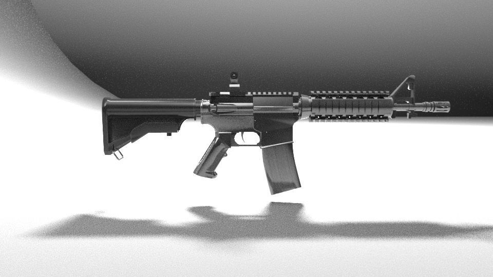 3D model M416 Gun 3D Model VR / AR / low-poly | CGTrader