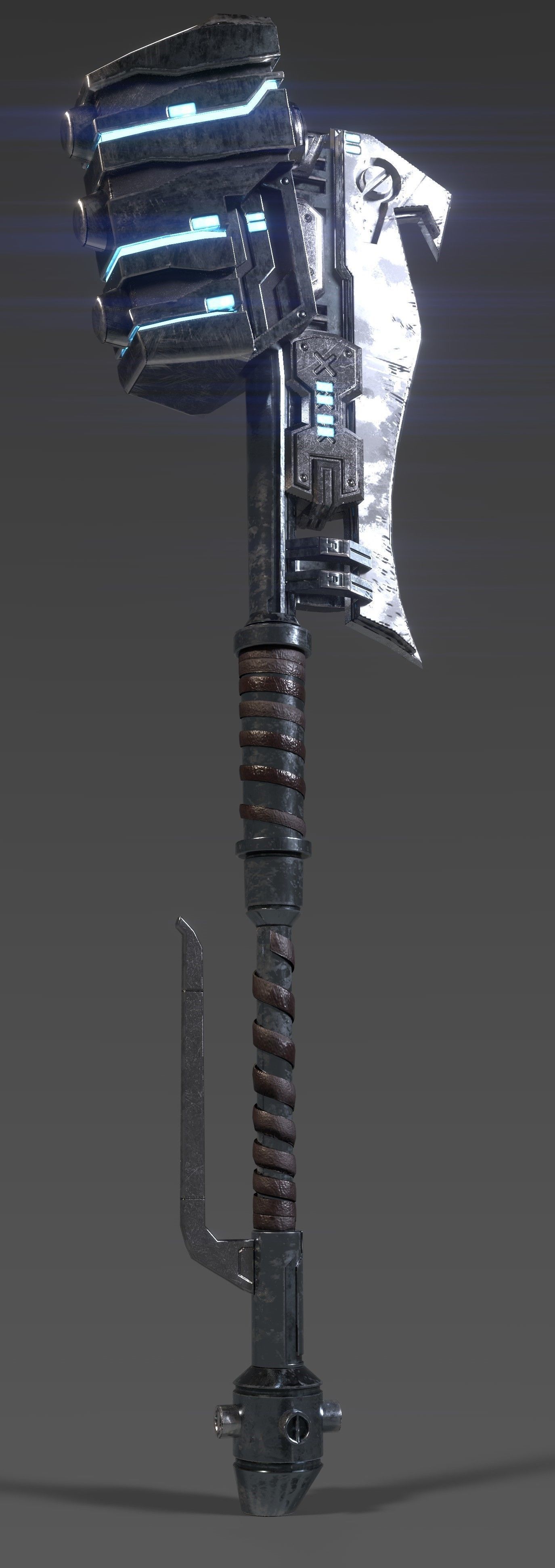 3D model HALO 3 Gravity Hammer VR / AR / low-poly | CGTrader