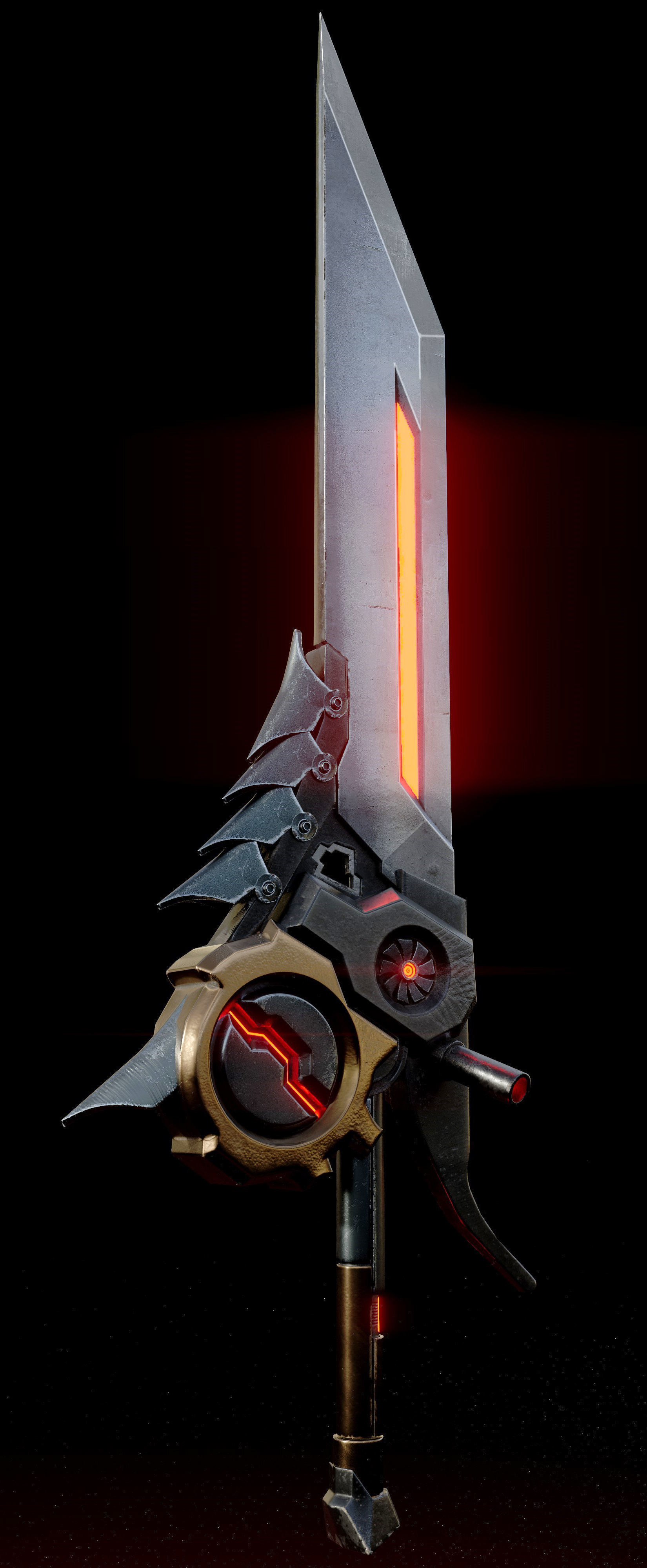 3D model Mech Sword VR / AR / low-poly | CGTrader