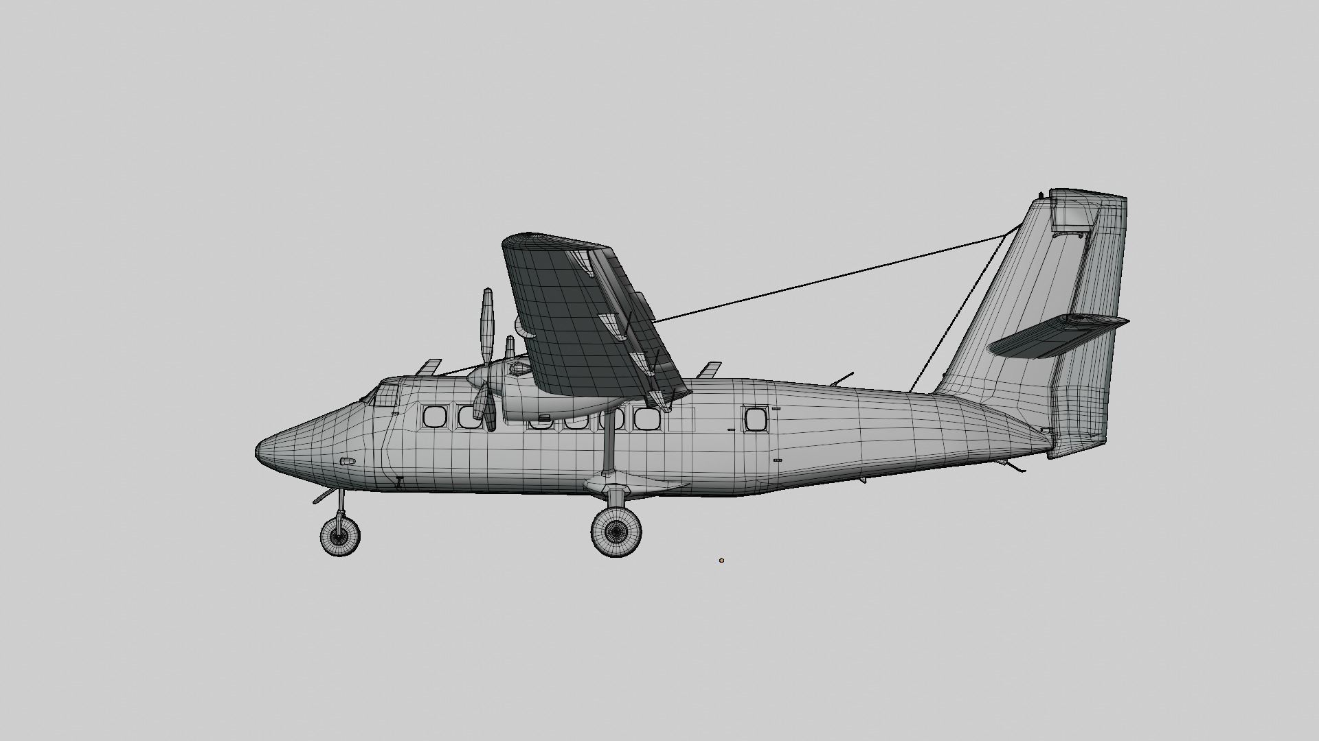 3D model DHC 6-400 AIRCRAFT VR / AR / low-poly | CGTrader