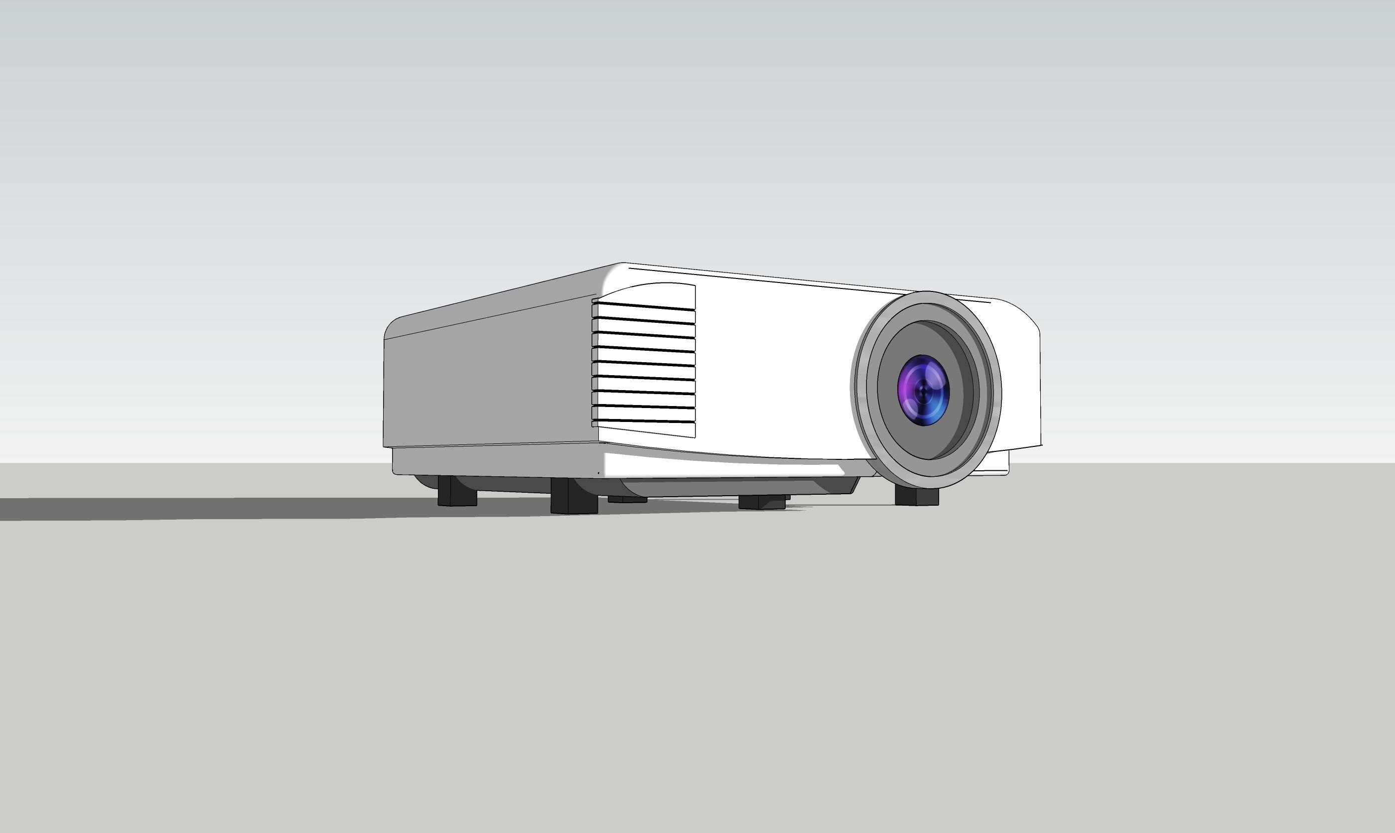 Projector 3d model 3D model | CGTrader