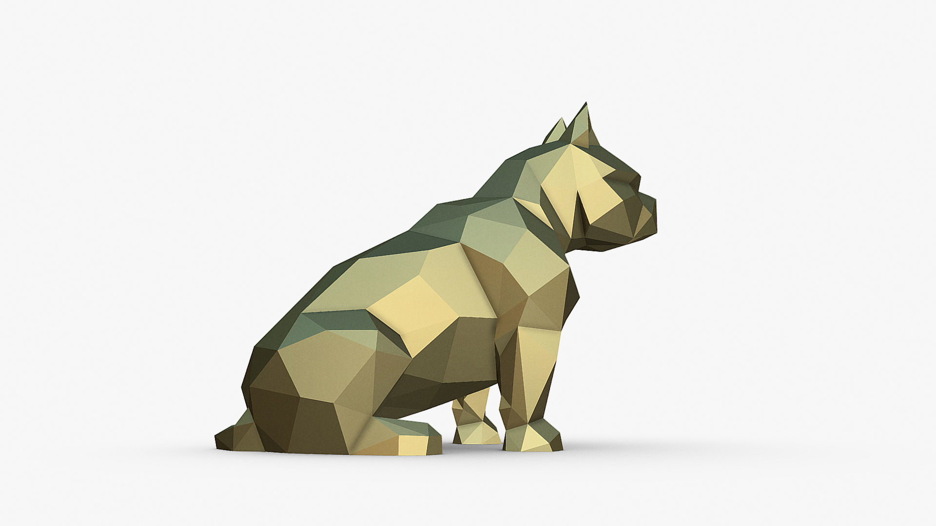 American Bully 3D model 3D printable | CGTrader