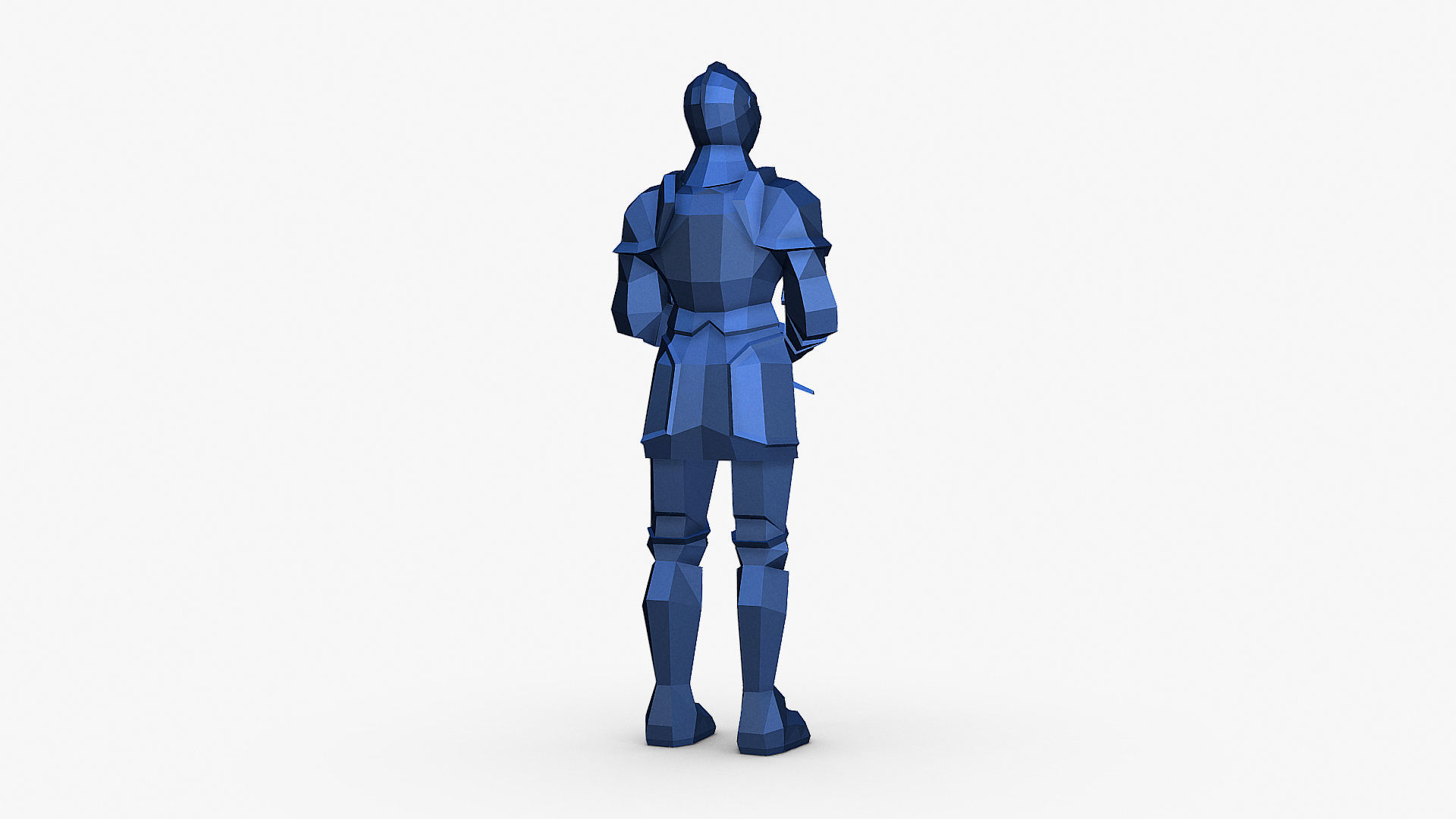 Knight low poly 3D model 3D printable | CGTrader