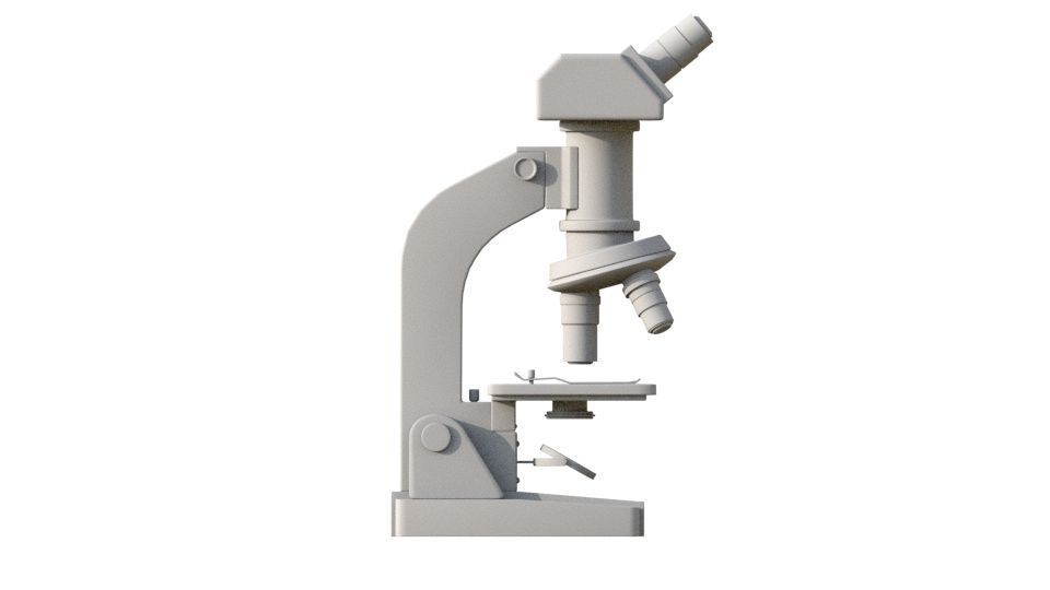 Microscope 3D model | CGTrader