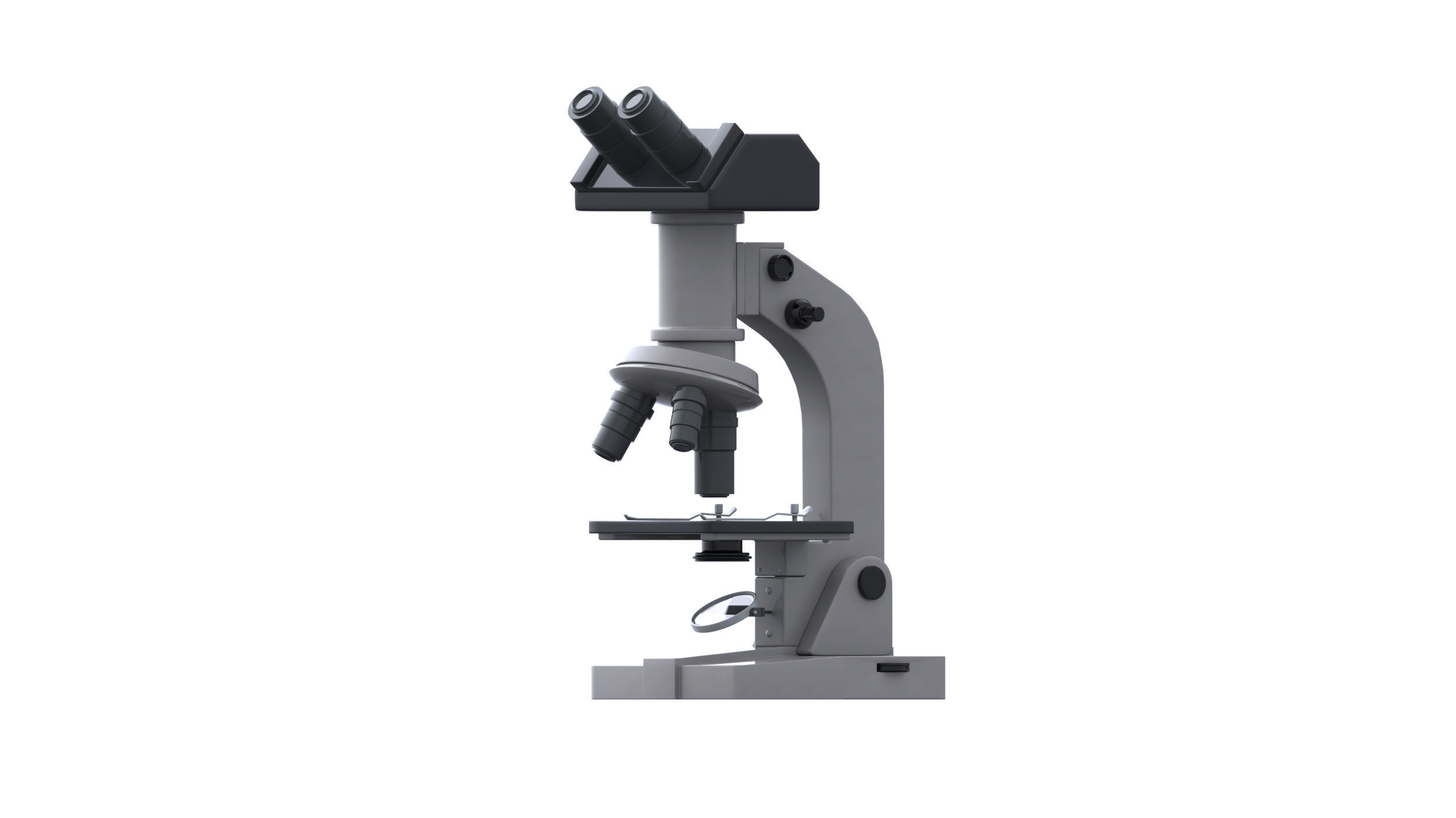 Microscope 3D model | CGTrader