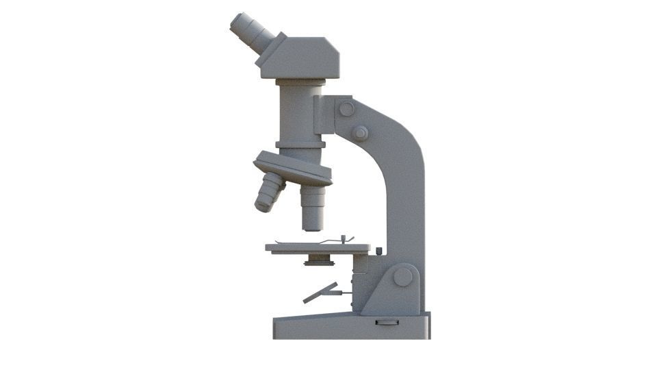 Microscope 3D model | CGTrader