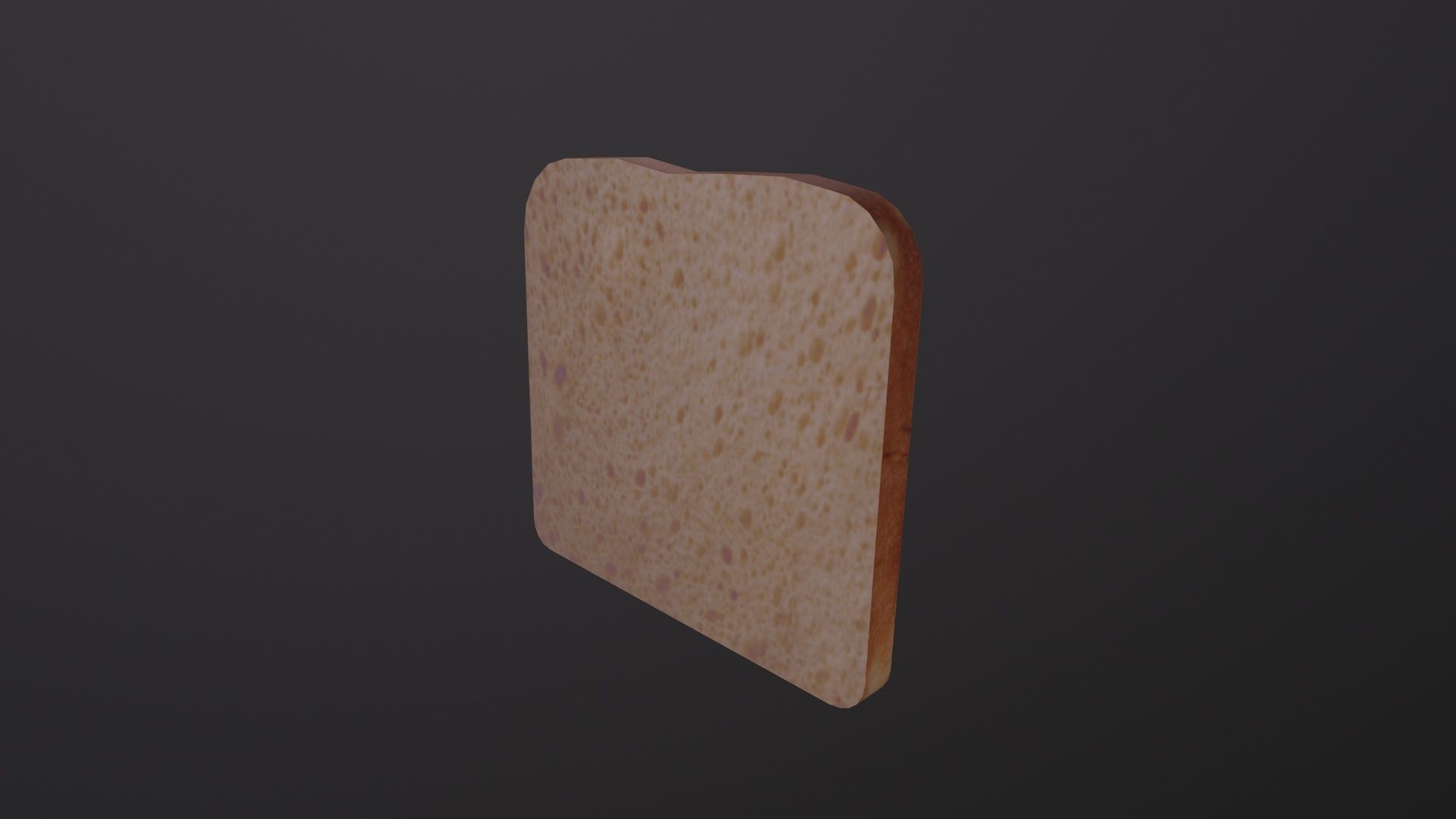 3D model Toast 3D Model VR / AR / low-poly | CGTrader