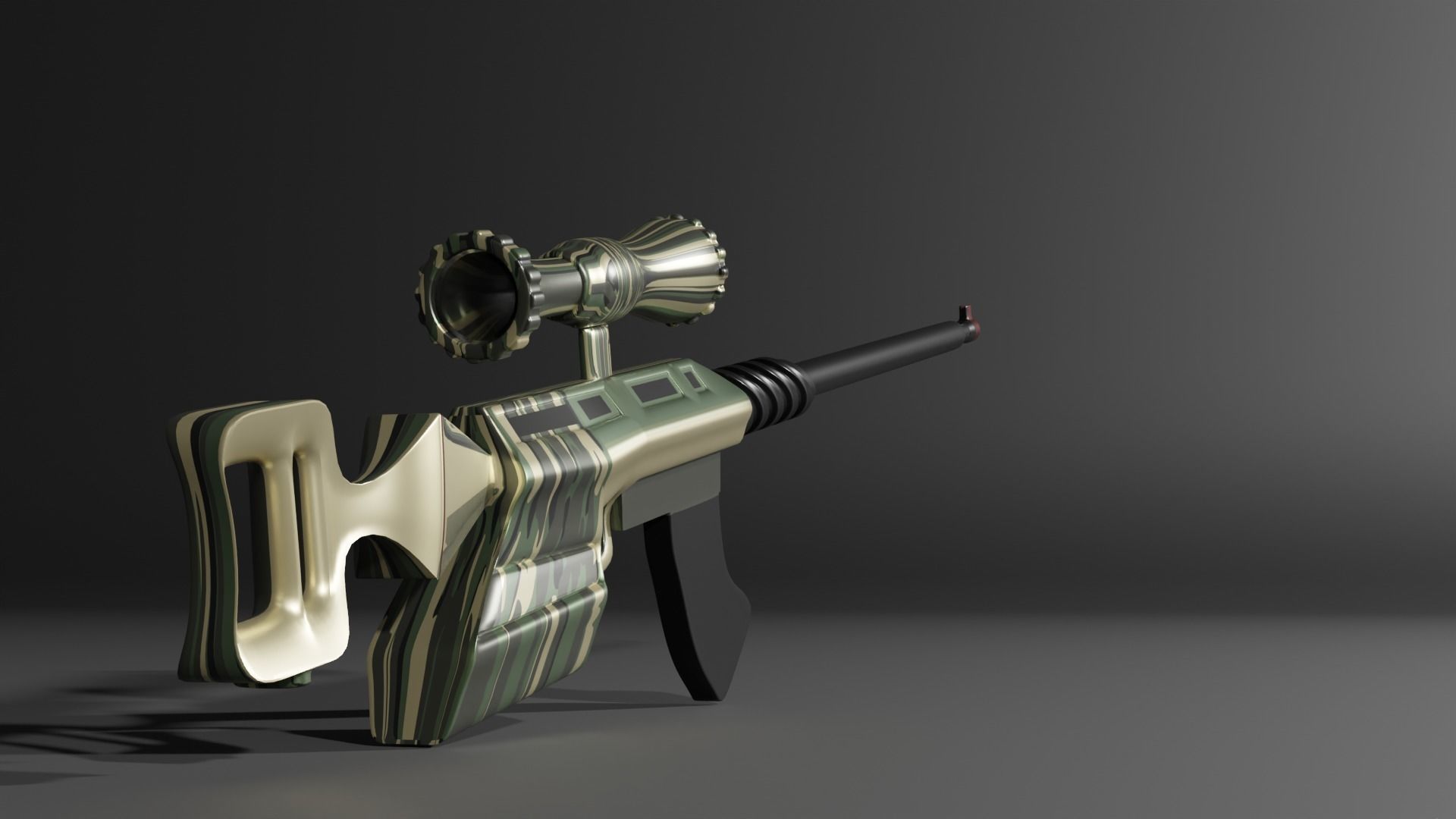 Sniper armor military 3D model | CGTrader