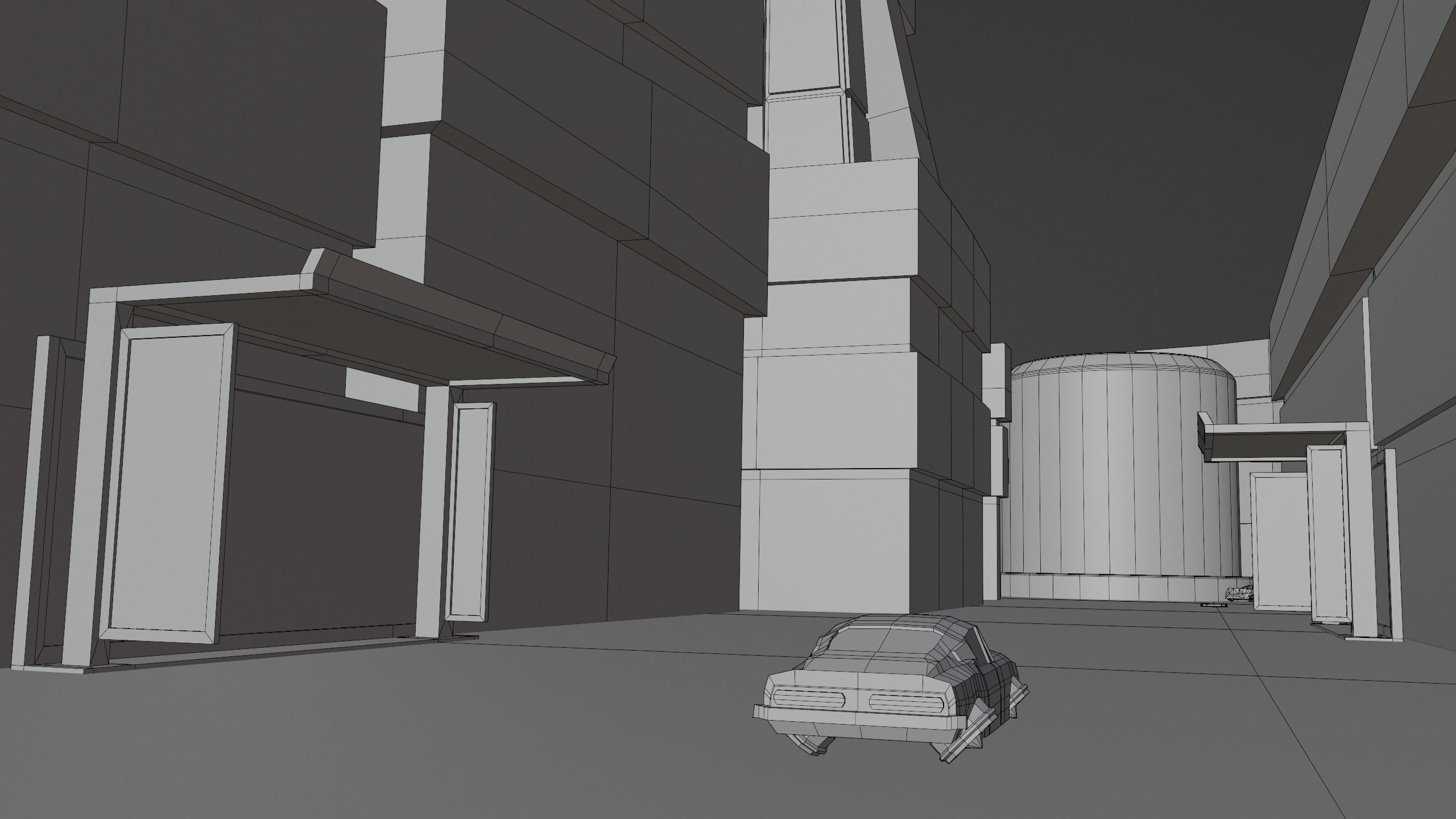 3D model Metropolis Megalopolis Cosmopolis Town Sci fi Future VR / AR ...