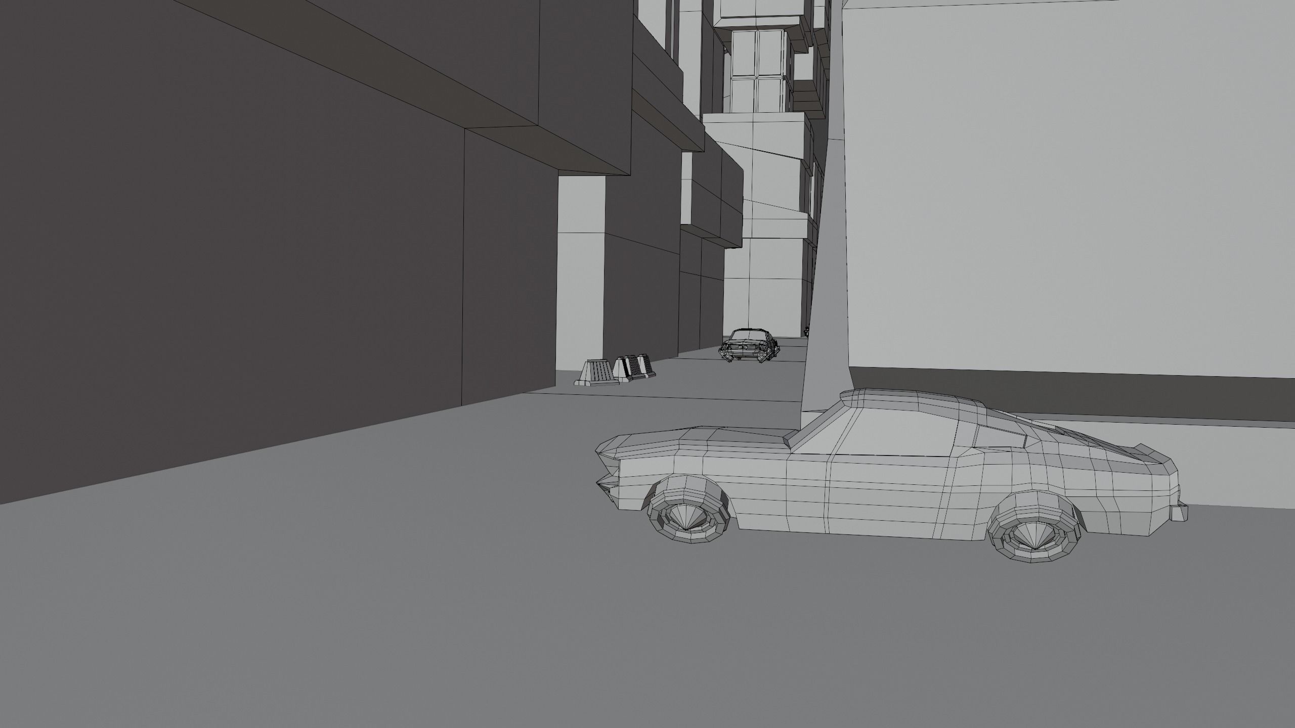 3D model Metropolis Megalopolis Cosmopolis Town Sci fi Future VR / AR ...