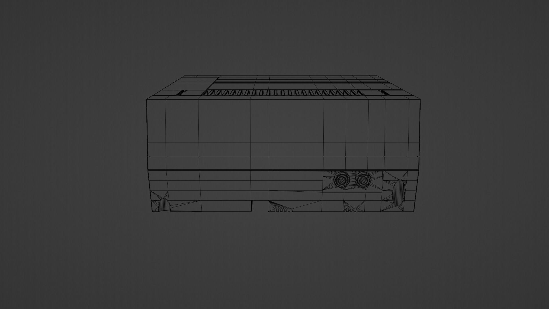 Nintendo Entertainment System 1983 3D model | CGTrader