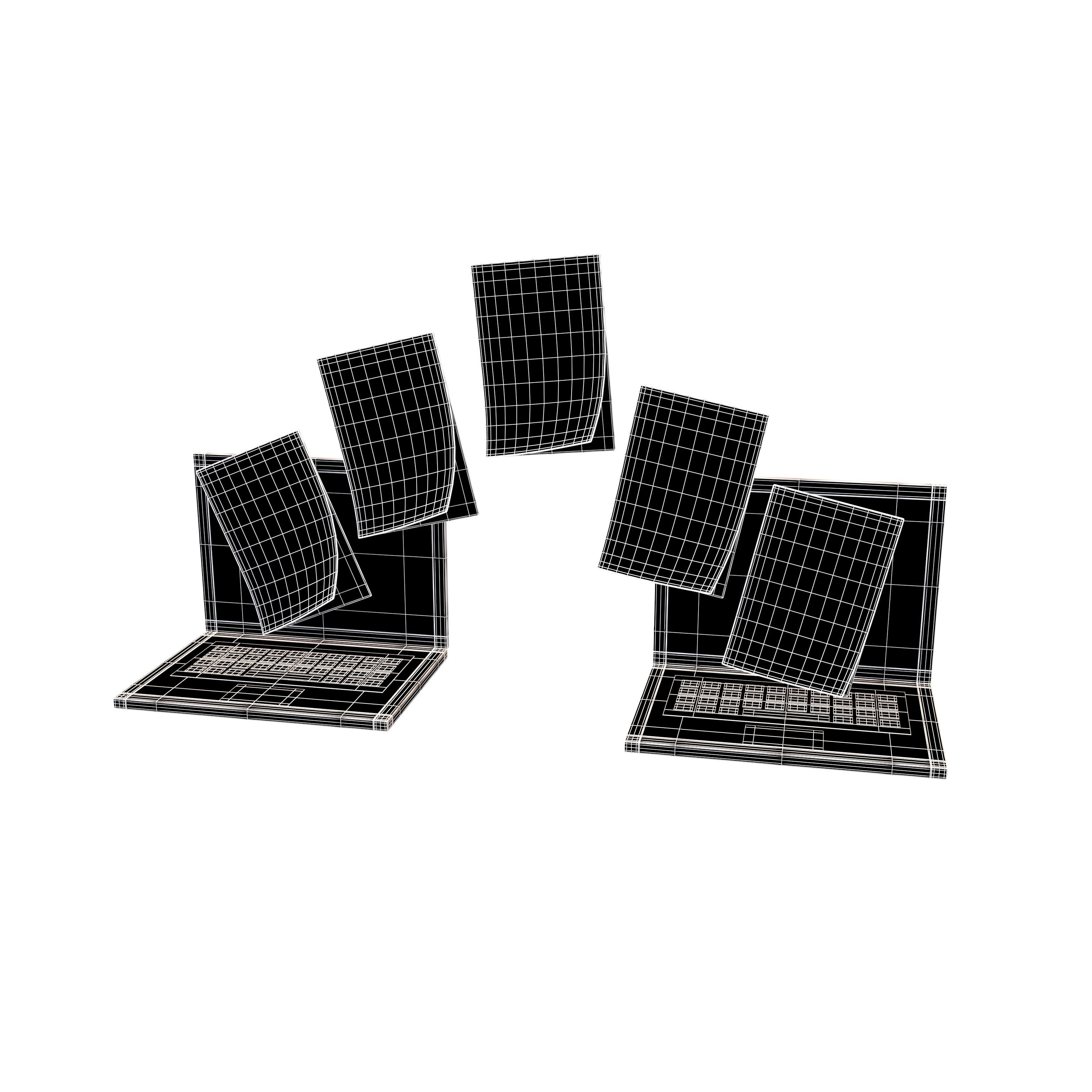 3D model Files Transfer Icon v1 006 VR / AR / low-poly | CGTrader