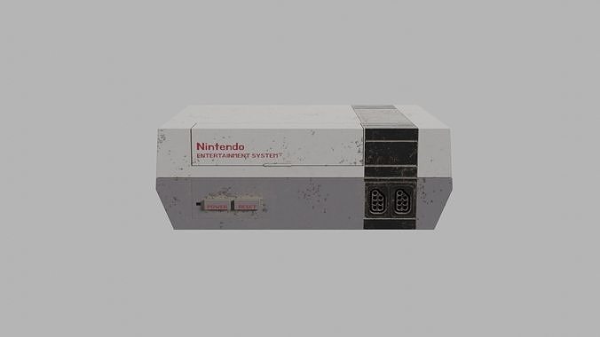 Nintendo Entertainment System 1983 Used 3D model | CGTrader