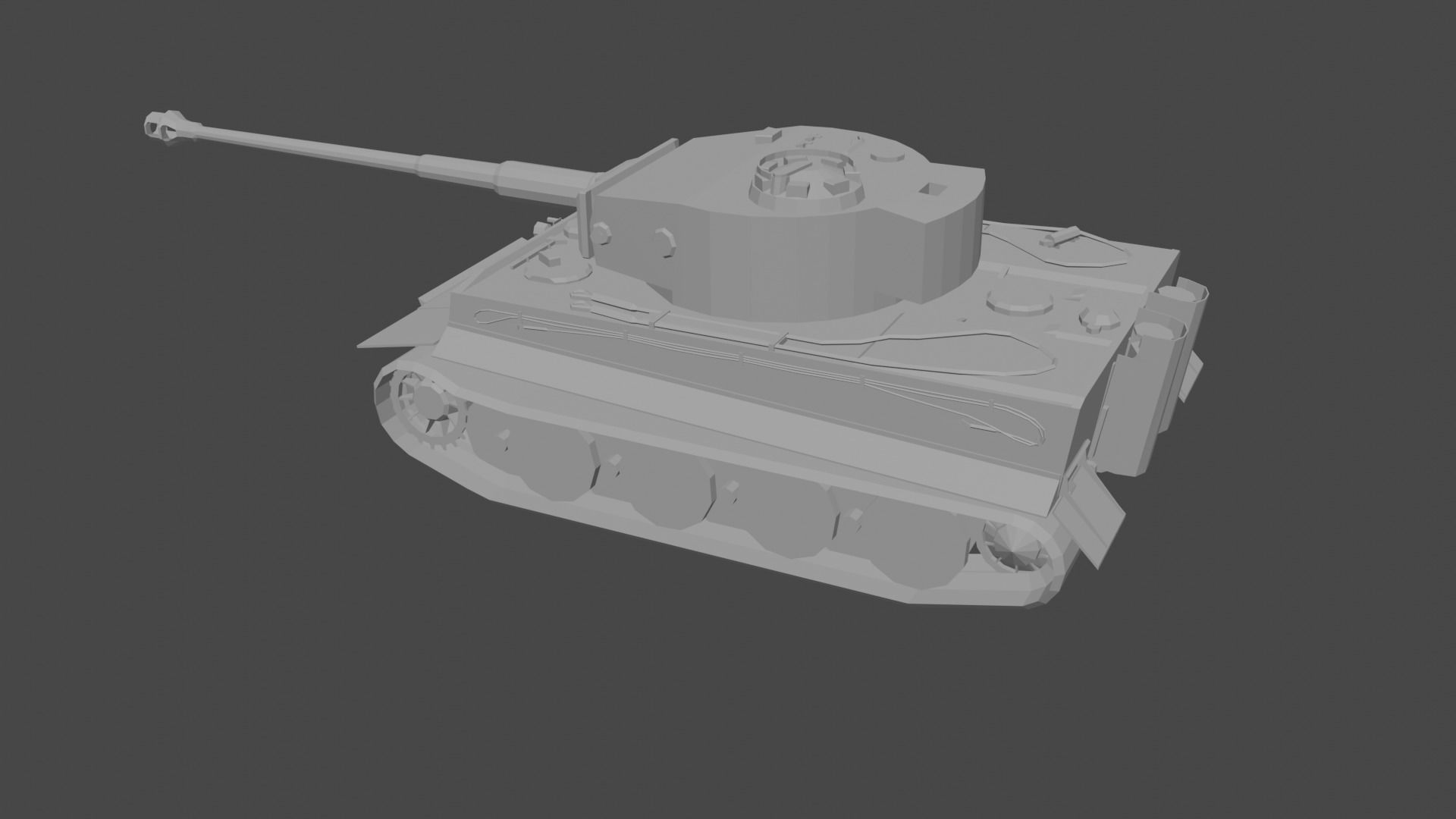 ww2 german Tank Tiger 1 3D model | CGTrader