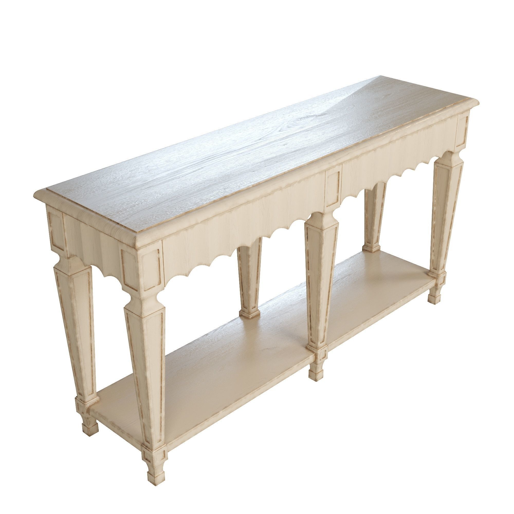 Oka Ruffelen Console Table 3D model | CGTrader
