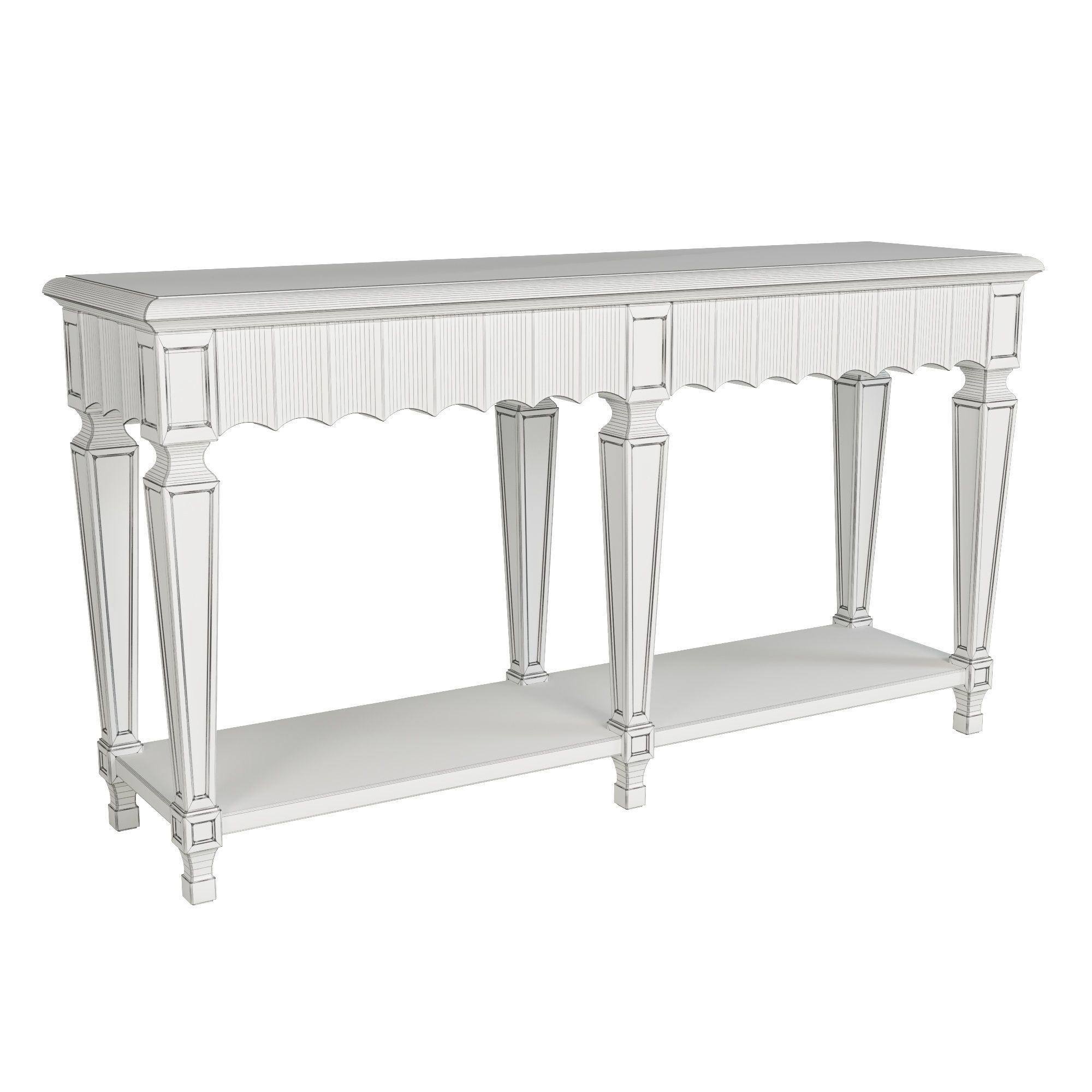 Oka Ruffelen Console Table 3D model | CGTrader