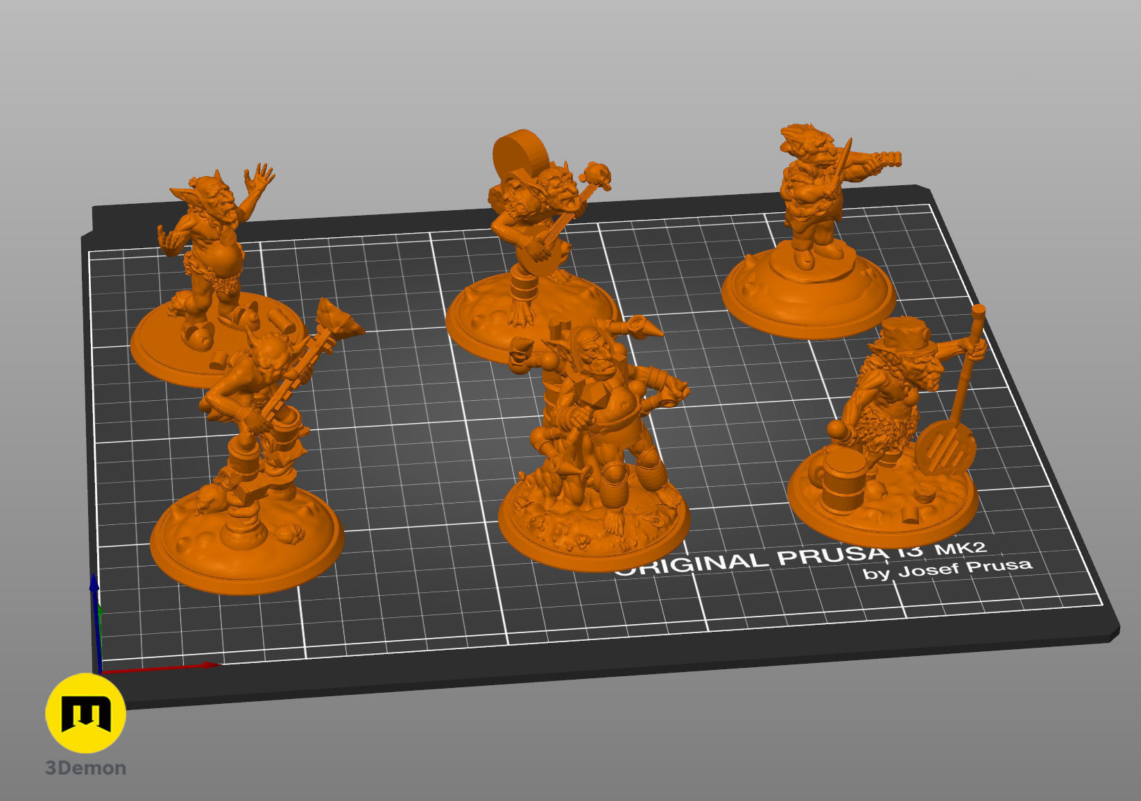 Goblin Band - DnD Set 3D model 3D printable | CGTrader