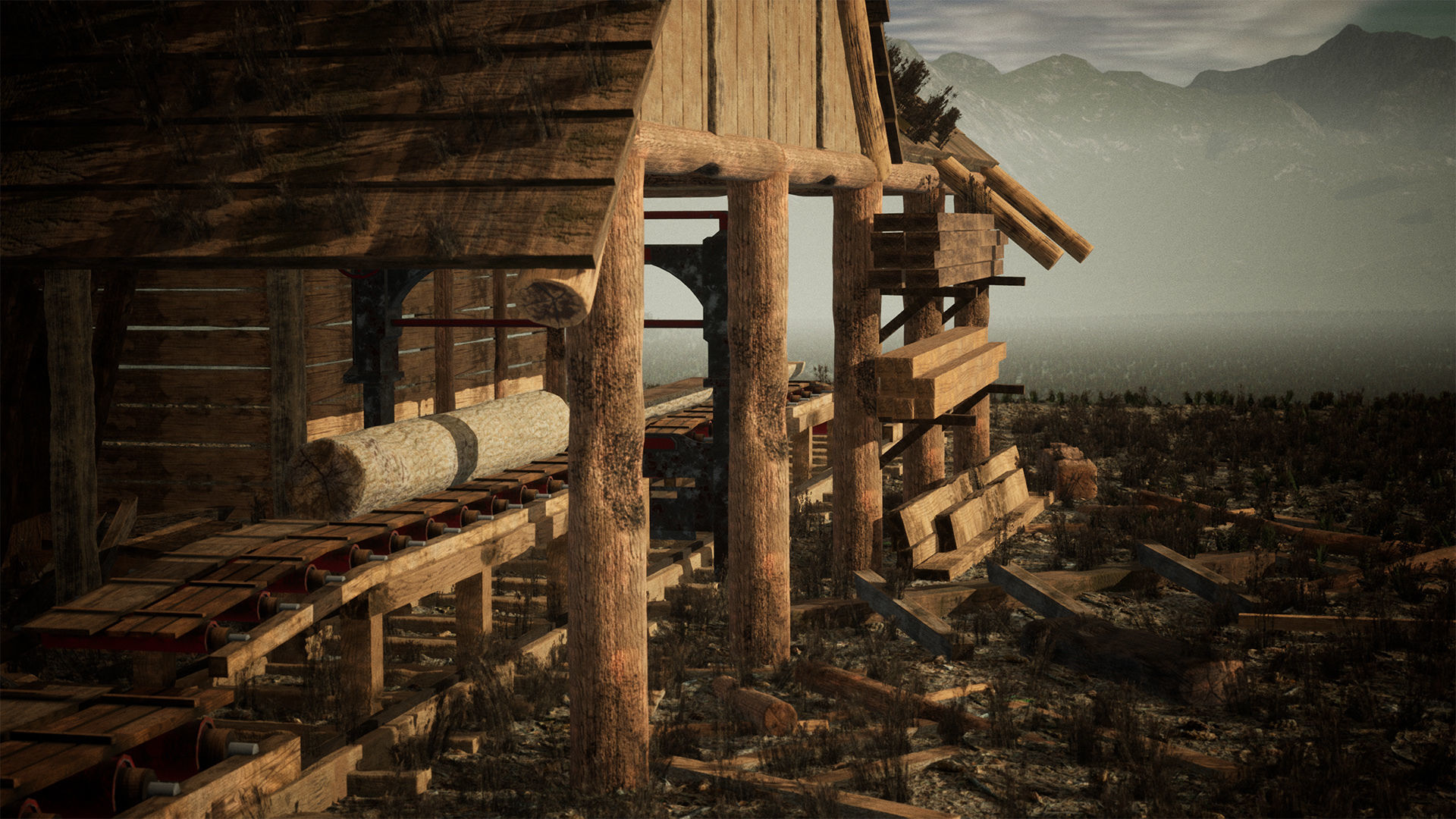 3D model Lumber Mill 37 Assets VR / AR / low-poly | CGTrader