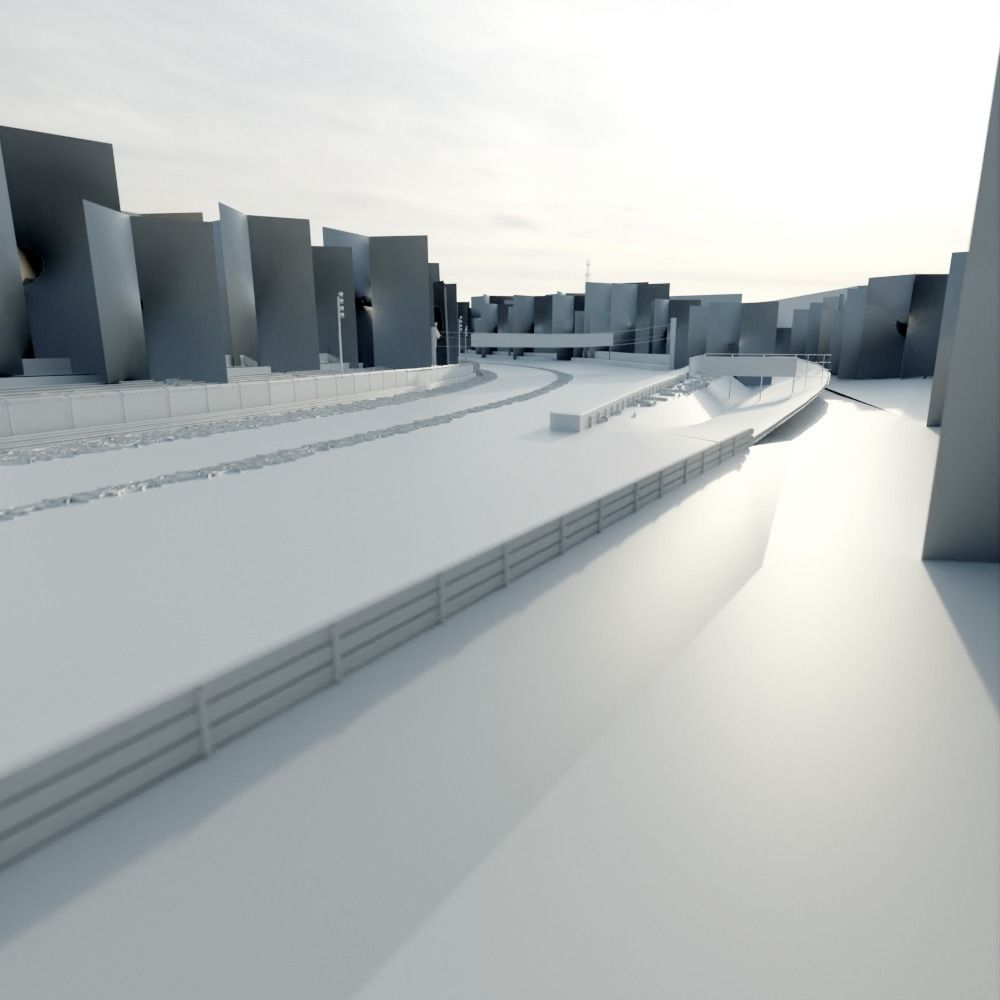 3D model Monza Circuit - Autodromo Di Monza - Italy VR / AR / low-poly ...