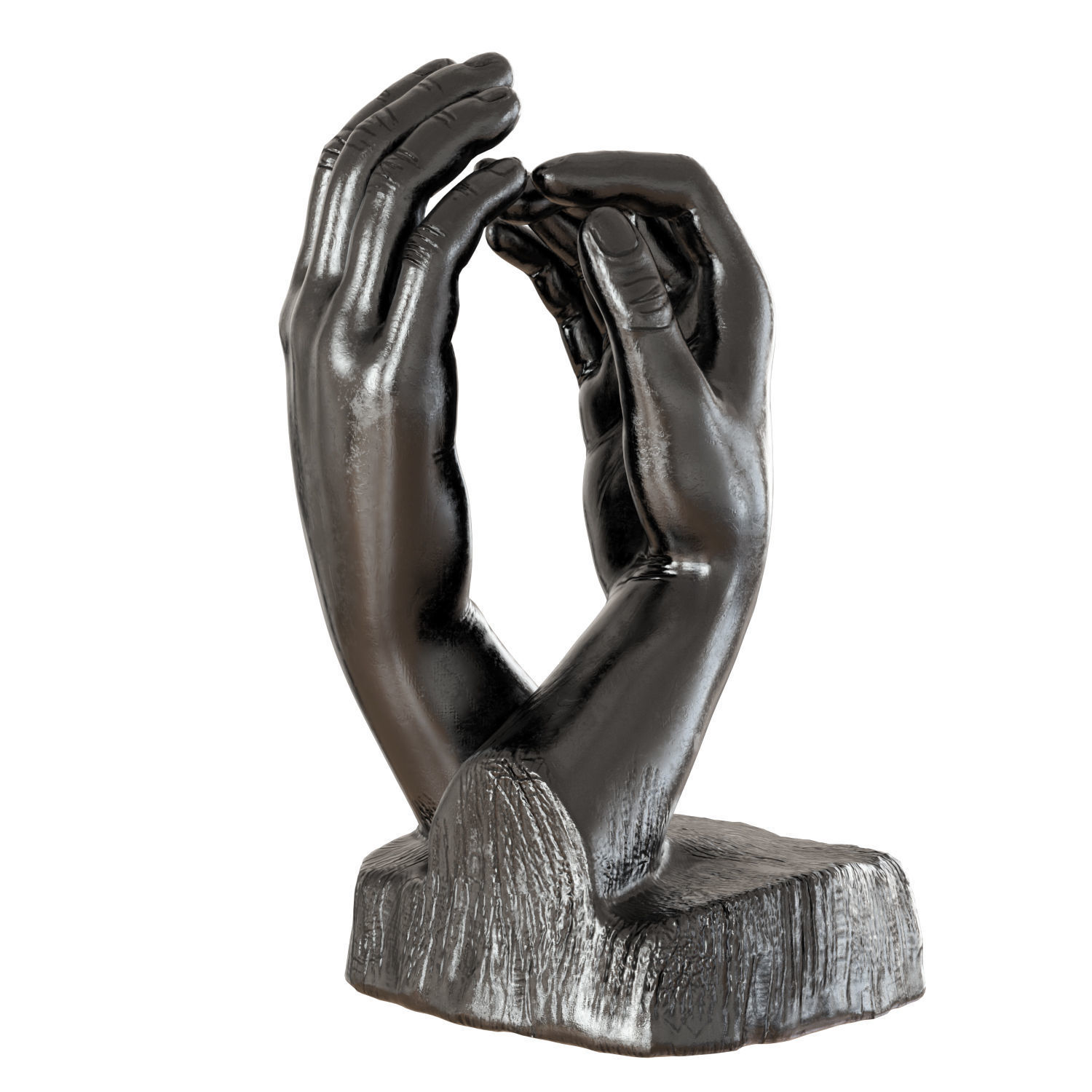Sculpture two hands by Auguste Rodin 3D model | CGTrader