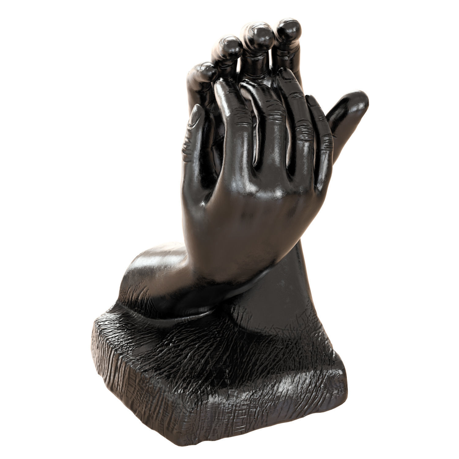 Sculpture two hands by Auguste Rodin 3D model | CGTrader