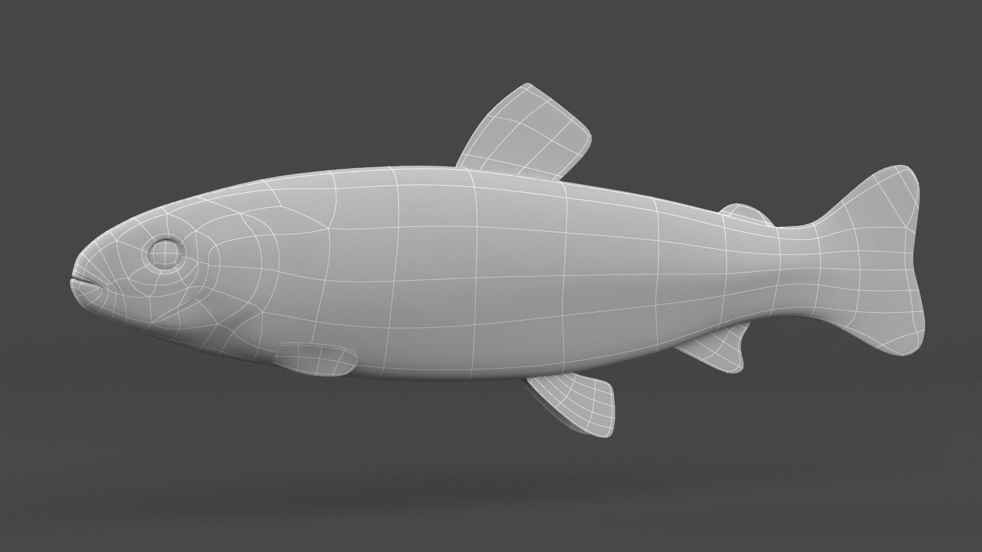 Char Fish 3D model | CGTrader