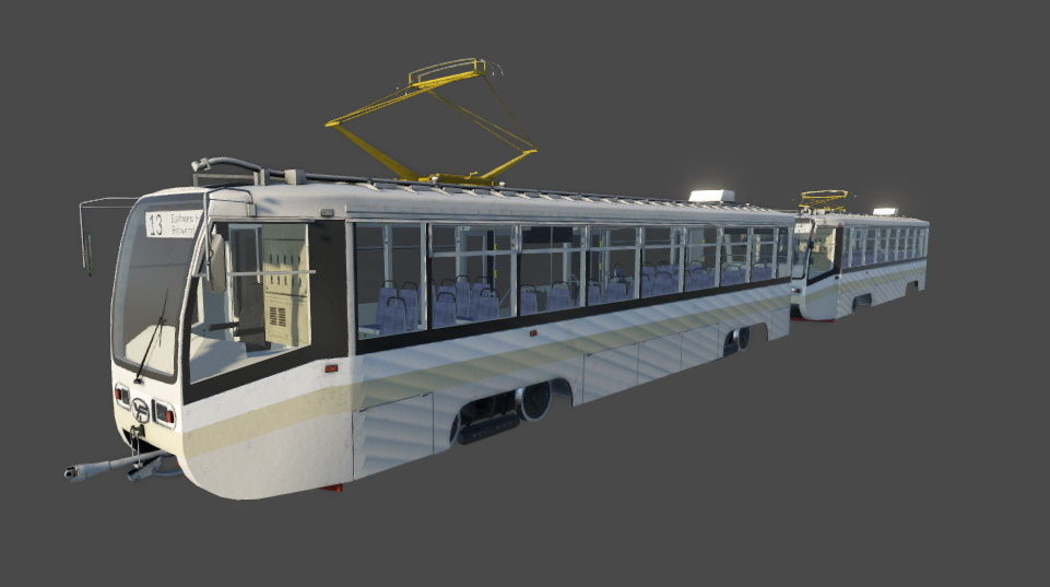 3D model KTM-19 Tram VR / AR / low-poly | CGTrader