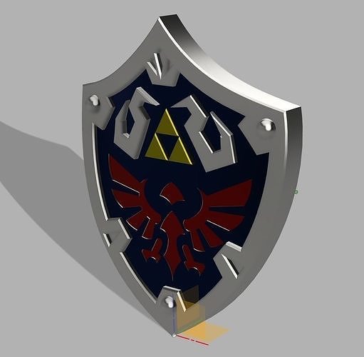 Master Shield 3D model 3D printable | CGTrader