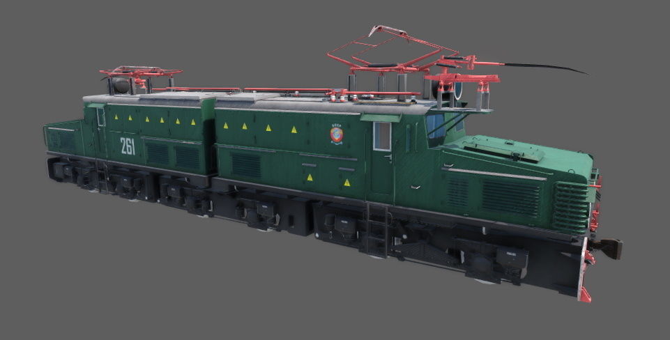 3D model Industrial Electric Locomotive EL21 VR / AR / low-poly | CGTrader