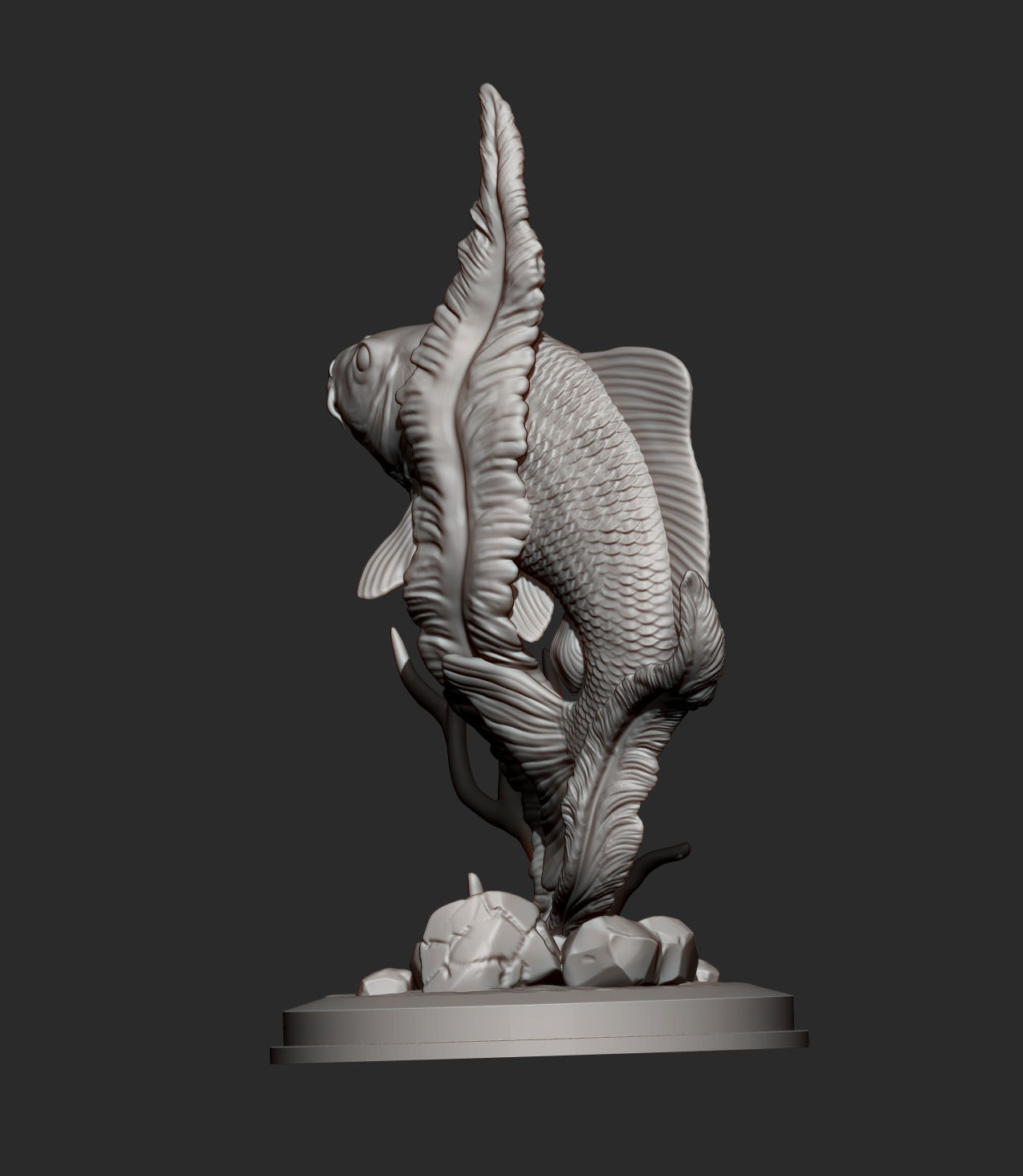 Carp 3D print model 3D model 3D printable | CGTrader
