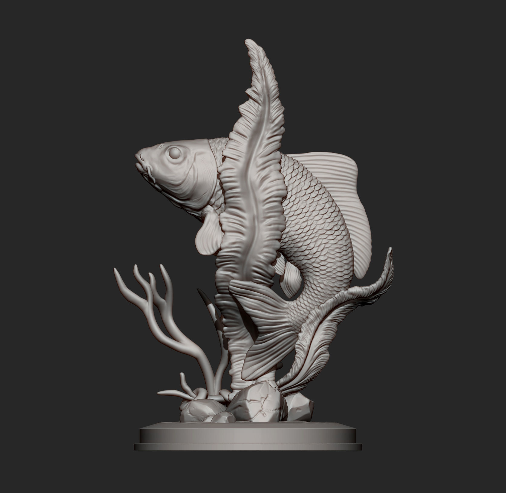 Carp 3D print model 3D model 3D printable | CGTrader