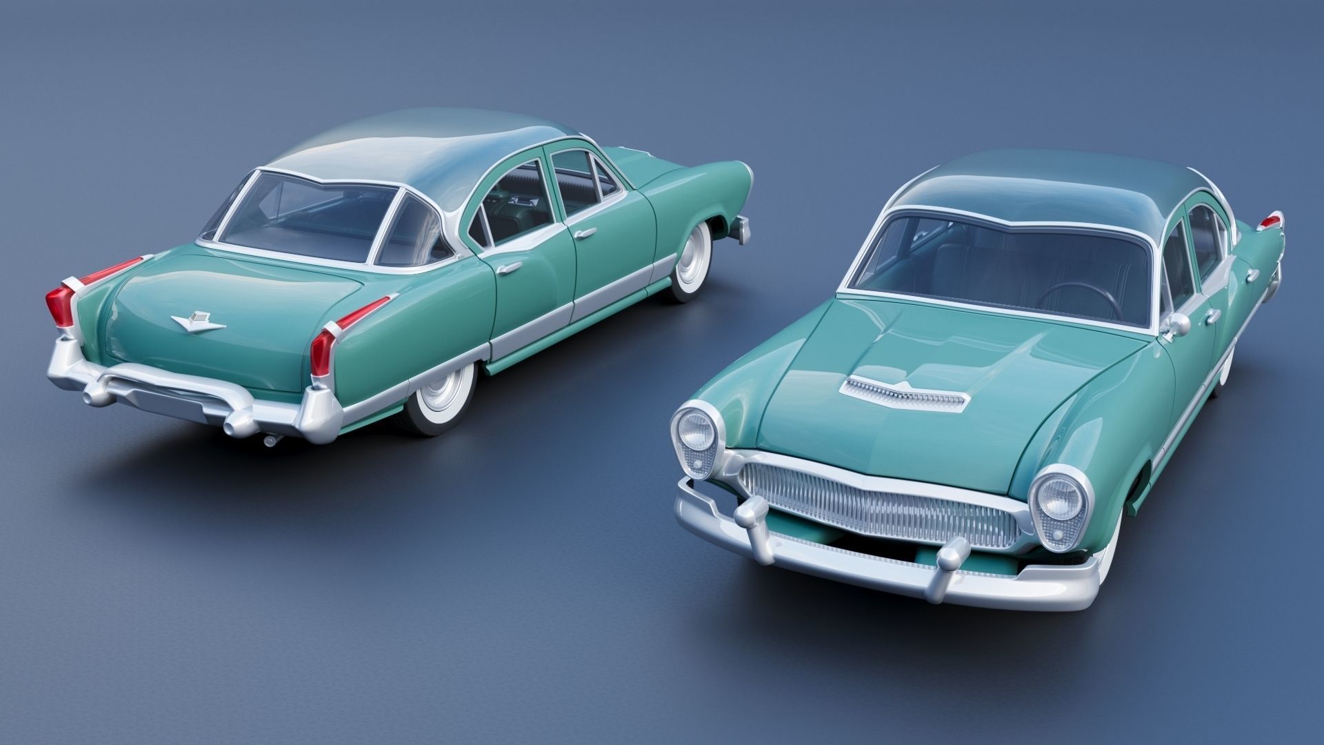 Kaiser Manhattan 1954 3D model 3D printable | CGTrader