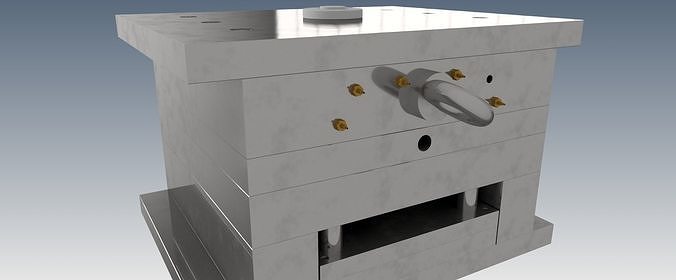 plastic injection mold 3D model | CGTrader