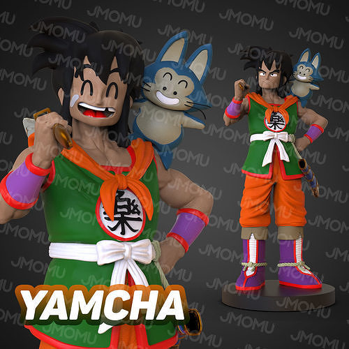 Yamcha 3D model 3D printable | CGTrader