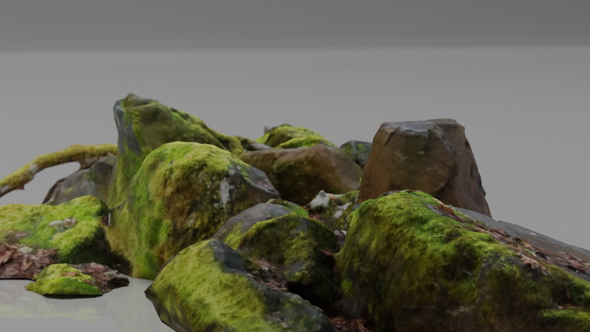 stones forest assets 3D model | CGTrader