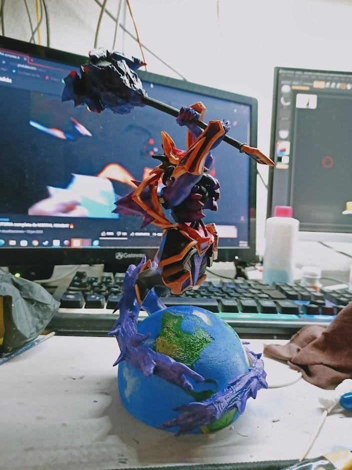 Dark Star Mordekaiser league of legends figure statue 3D model 3D ...