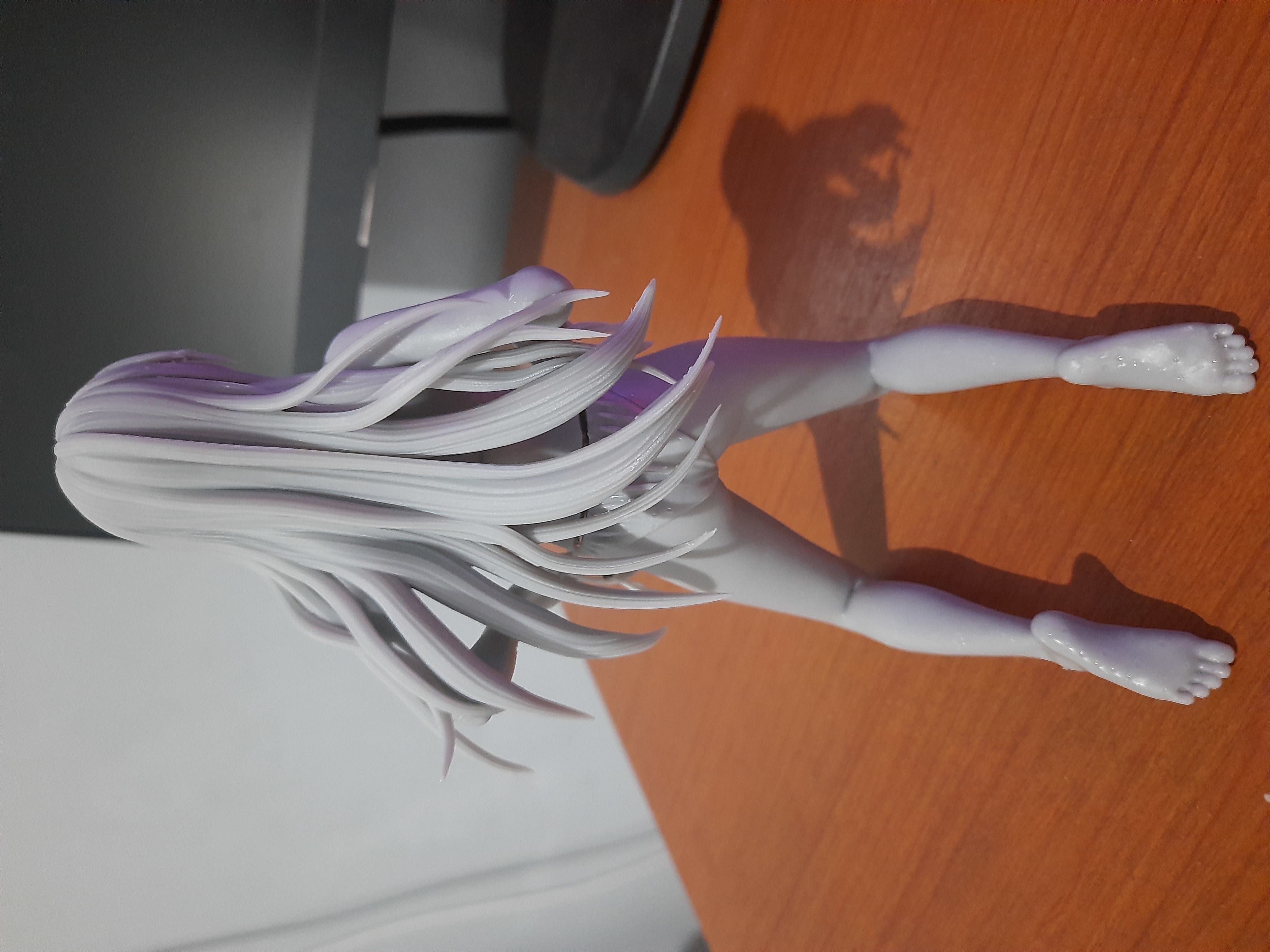 Anime Girl Statue 3D model 3D printable | CGTrader